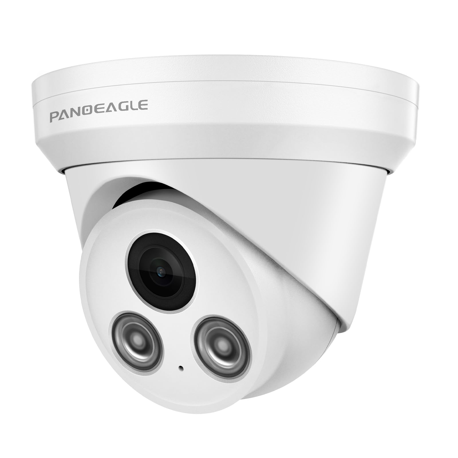 PANOEAGLE 5MP PoE IP Security Camera with Human/Vehicle Detection, 2.8mm Fixed Lens, Build-in Mic,98ft IR Night Vision, IP67 Waterproof