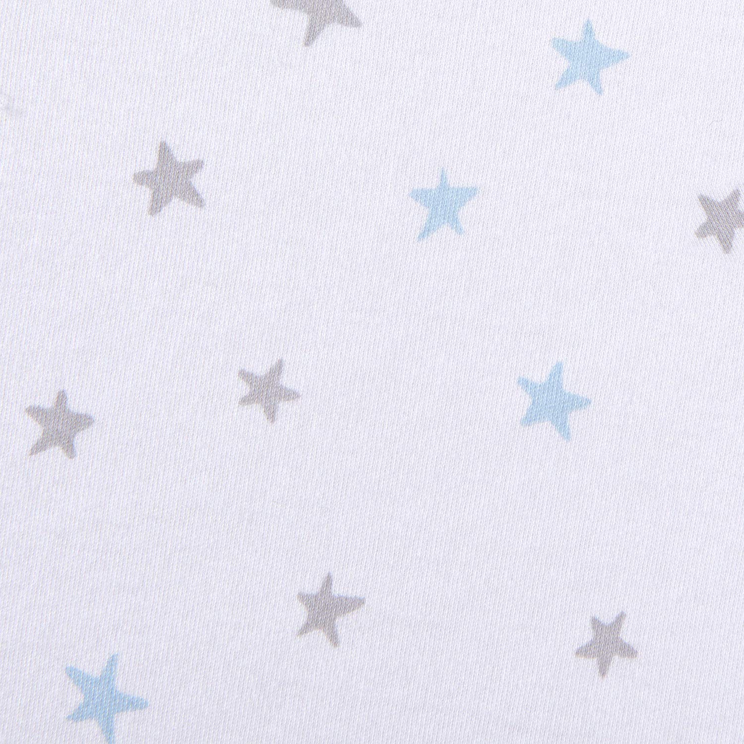 Halo 100% Cotton Sleepsack Swaddle Wearable Blanket, Blue Stars, Newborn