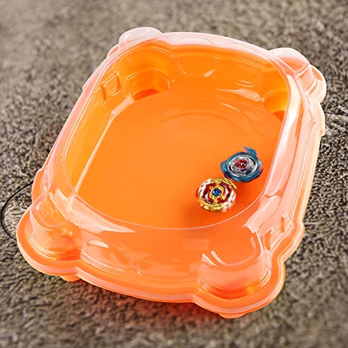 Bey Battling Top Burst Toy Blade Set Game Complete Battle Game Set with Stadium, 6 Battling Tops and 2 Launchers, Toys for 6 Year Old Boys & Girls & Up