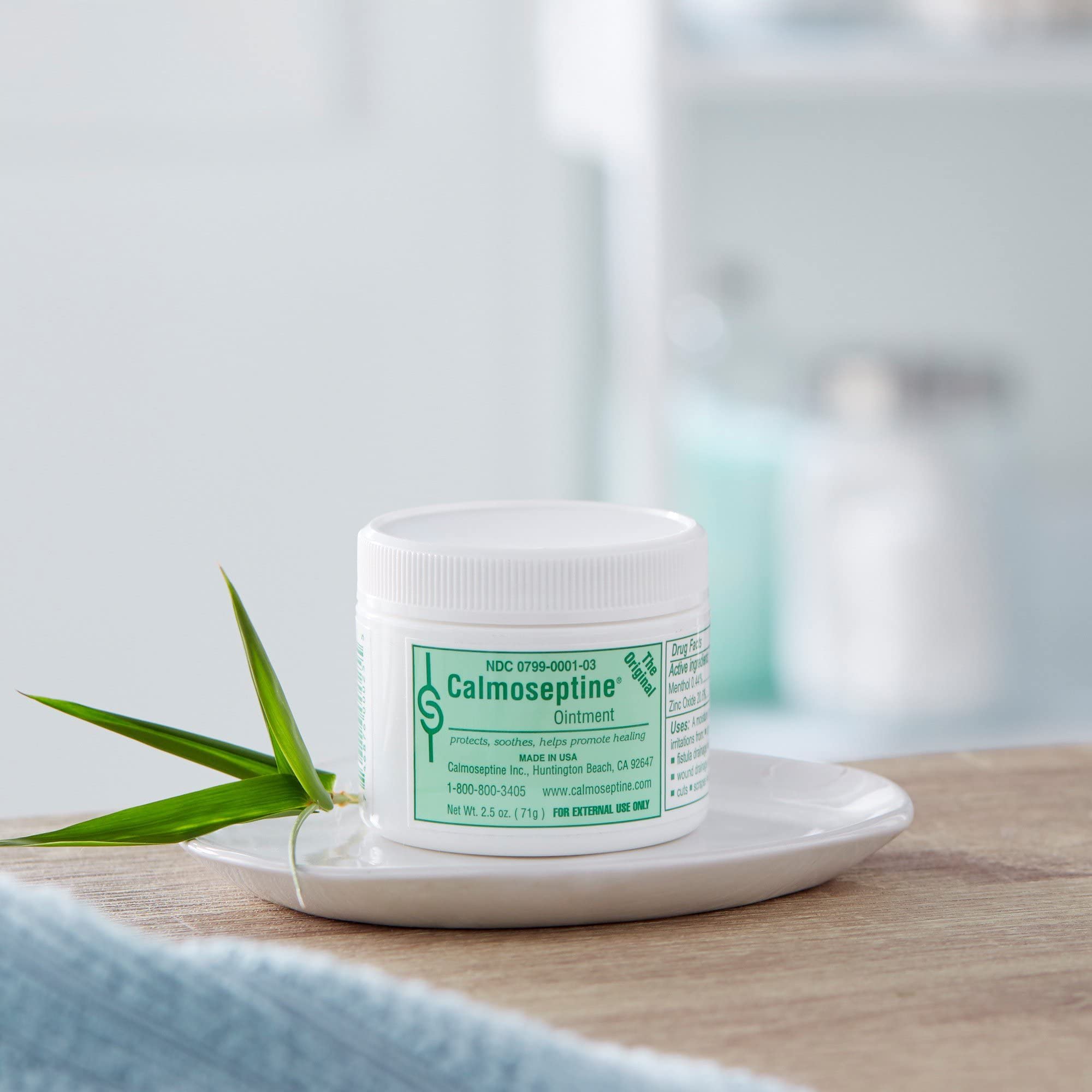 Calmoseptine Diaper Rash Ointment Jar - 2.5 Oz (Pack of 5)