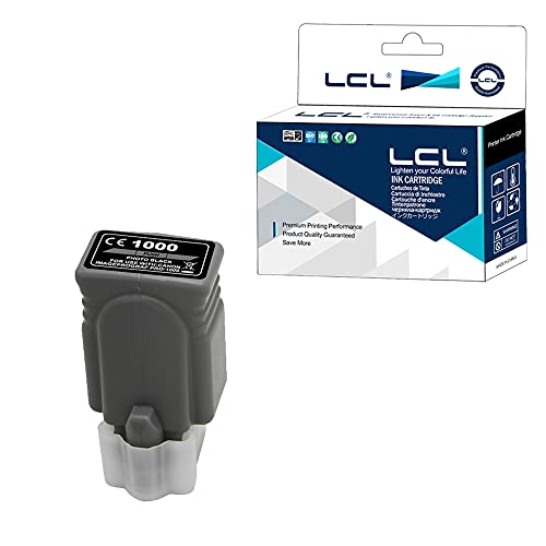 LCL Compatible Ink Cartridge Pigment Replacement for Canon PFI-1000 PBK PFI-1000PBK 0546C002 imagePROGRAF PRO-1000(1-Pack PBK)