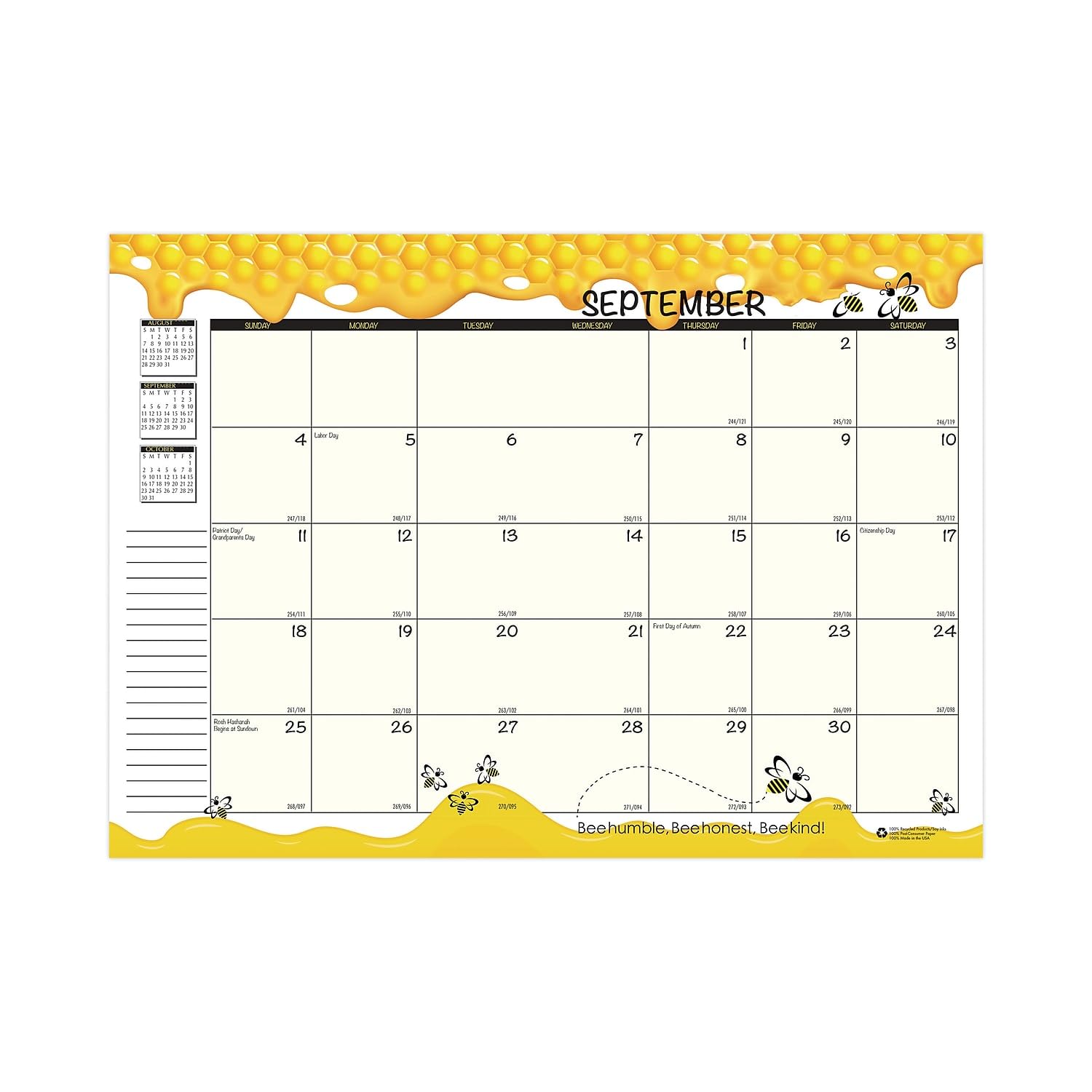 2023-2024 House of Doolittle 10-inch x 7-inch Recycled Academic Honeycomb Planner (2665-02)
