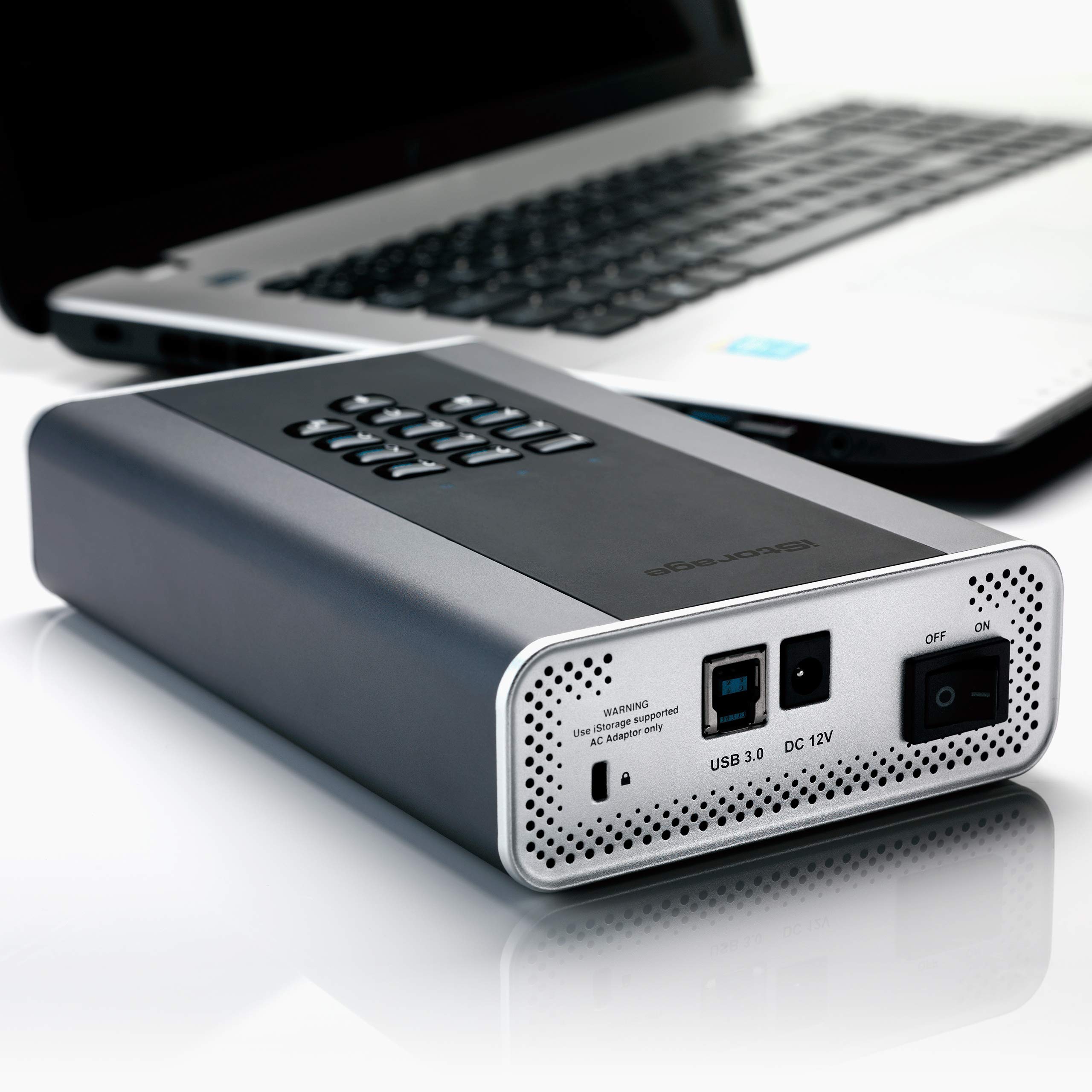 iStorage diskAshur DT2 256-bit 6TB | FIPS Level 3 Certified | Secure encrypted Desktop Hard Drive | Password Protected