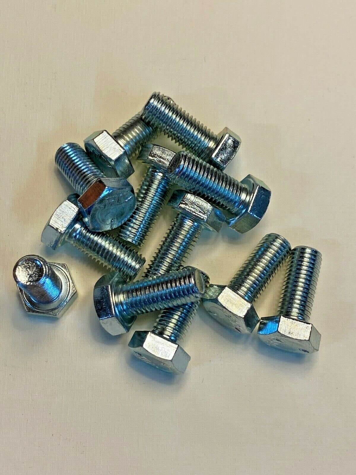 5/16"-24 X 3/4 Fine Thread Hex Cap Screw Bolt Fastener Grade 5 Zinc SAE (50) - ss