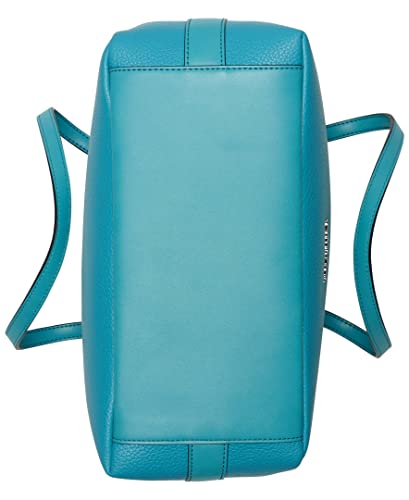 Calvin Klein Brenda Top Zip Satchel, Turquoise