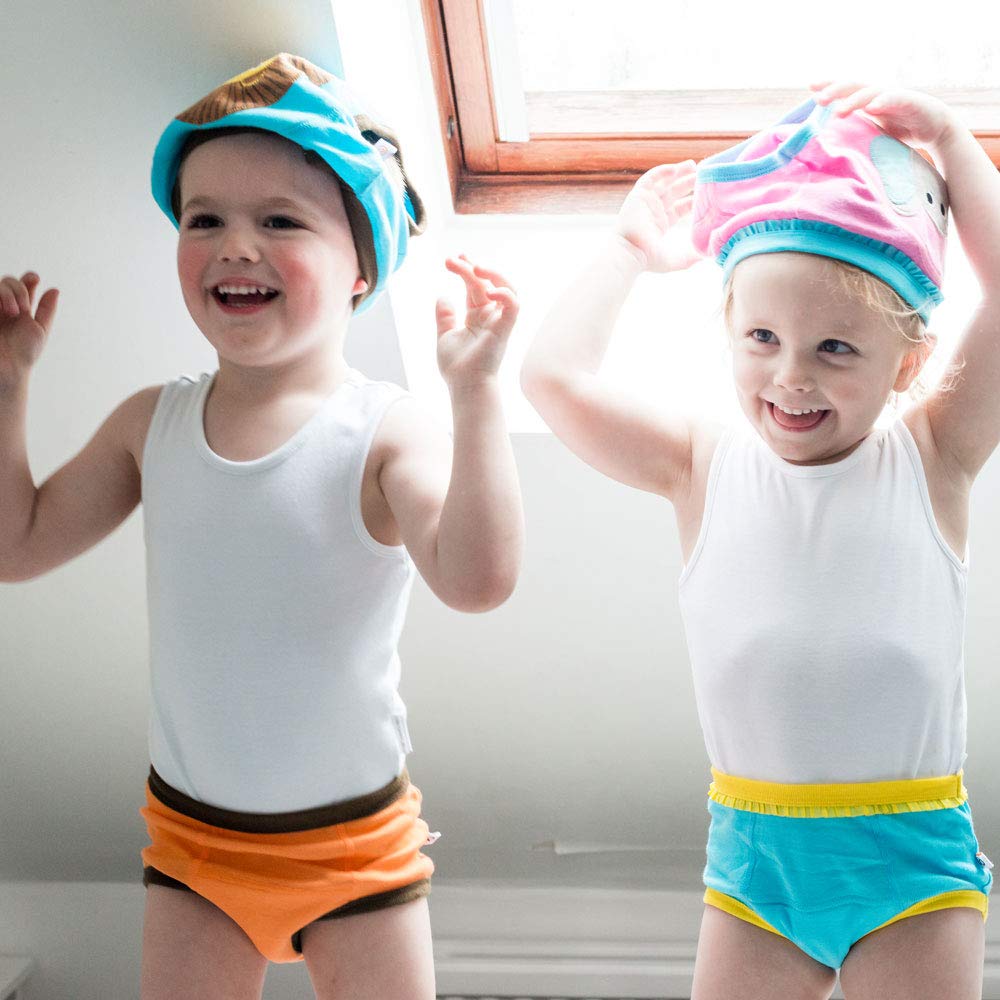 Boys 3 Piece Organic Training Pant Set - Ocean Friends (2T-3T)
