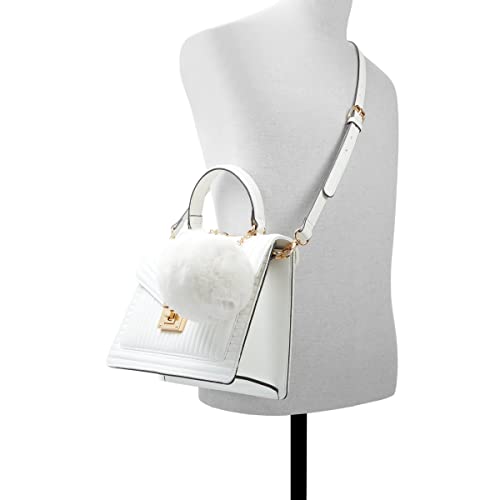 ALDO Women's Regular Jerilini Top Handle Bag, Other White