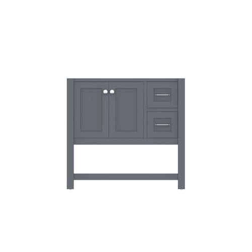 Alya Bath Wilmington Bathroom Vanity Cabinet, Gray