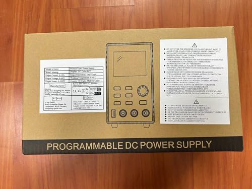 Abestop AT6301 DC Power Supply Variable, 60V/10A/300W Adjustable Bench Power Supply with 10mV / 1mA High Resolution 4-Digits 2.8 inch LCD Display, 5V/1A USB Output