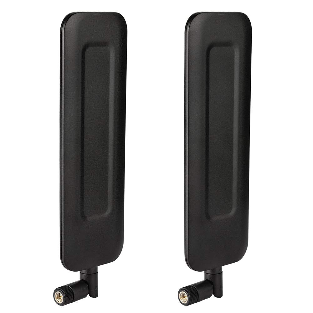 Eightwood Wide Band 4G LTE Dipole Antenna SMA Male Compatible with Outdoor HCO Spartan Cellular Hunting Game Trail Cameras (2-Pack)