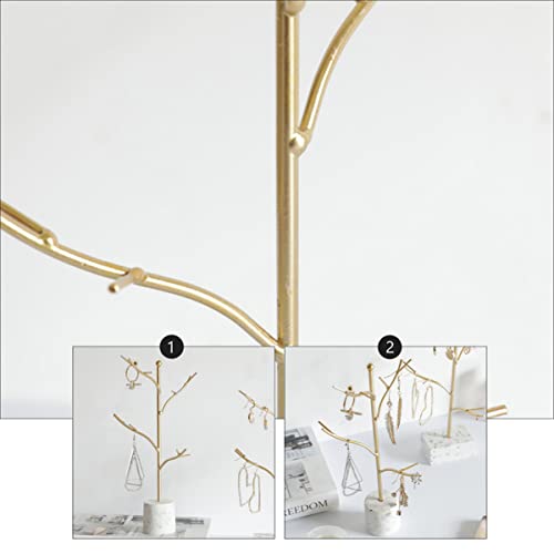 Amosfun Jewelry Display Stand jewelry stand organizer metal jewelry tree necklace display holder Metal Ornament Display