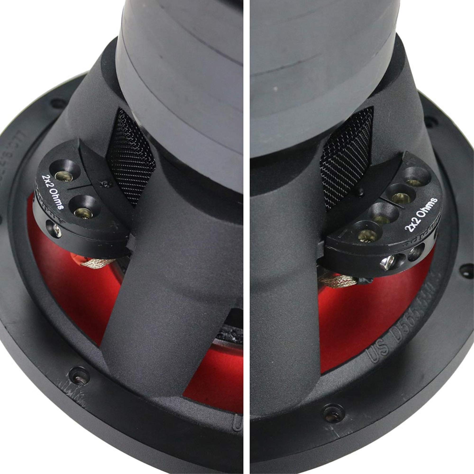Audiopipe TXX-BDC4-10D2 10-inch Woofer Dual 2 Ohm Subwoofer Quad Stack 900 Watts RMS 1800 Watt Max Voice Coil 2.5" BASV 4-Layer