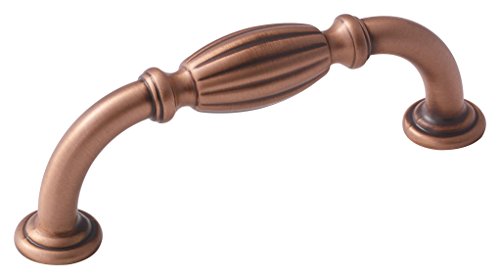 Amerock 1902403 Blythe 3 in (76 mm) Center-to-Center Brushed Copper Cabinet Pull