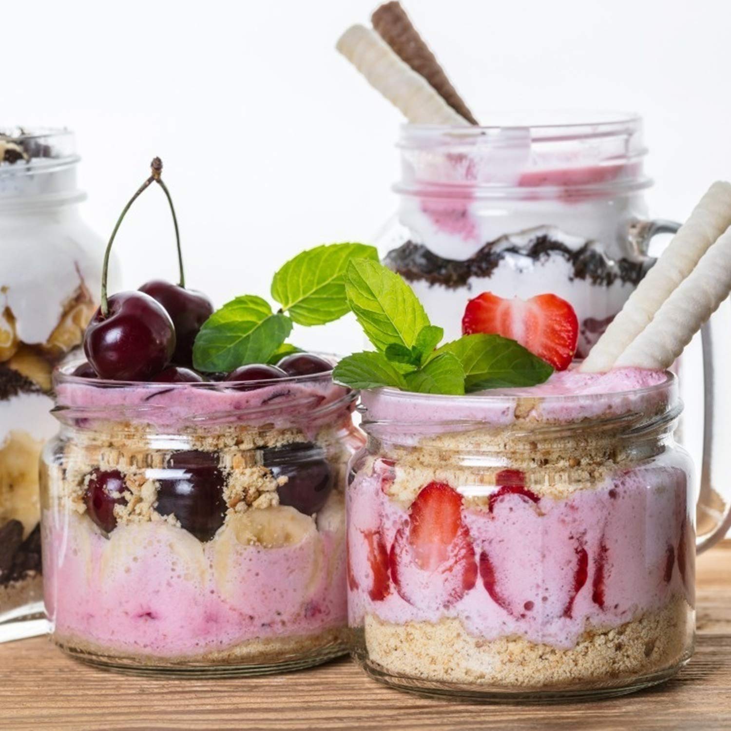 8 oz Glass Jars With Lids,Ball Regular Mouth Mason Jars For Storage,Spice Jars Canning Jars For Caviar,Herb,Jelly,Jams,Honey,Dishware Safe,Set Of 30 …