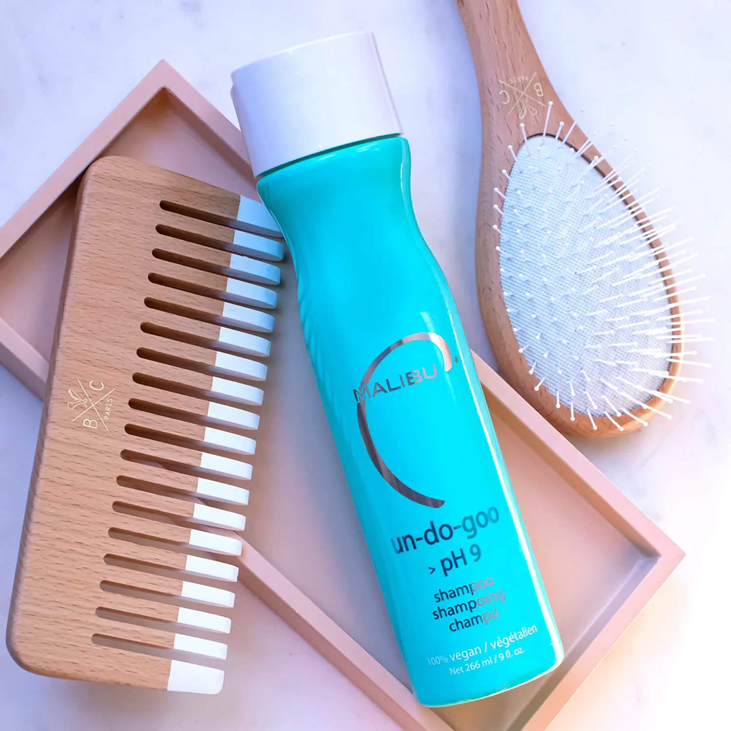 Malibu C Un-Do-Goo Shampoo (12 Packets) - Clarifying Shampoo to Remove Product Build Up + Resins from Hair - Shine Restoring, Moisturizing Cleansing Shampoo
