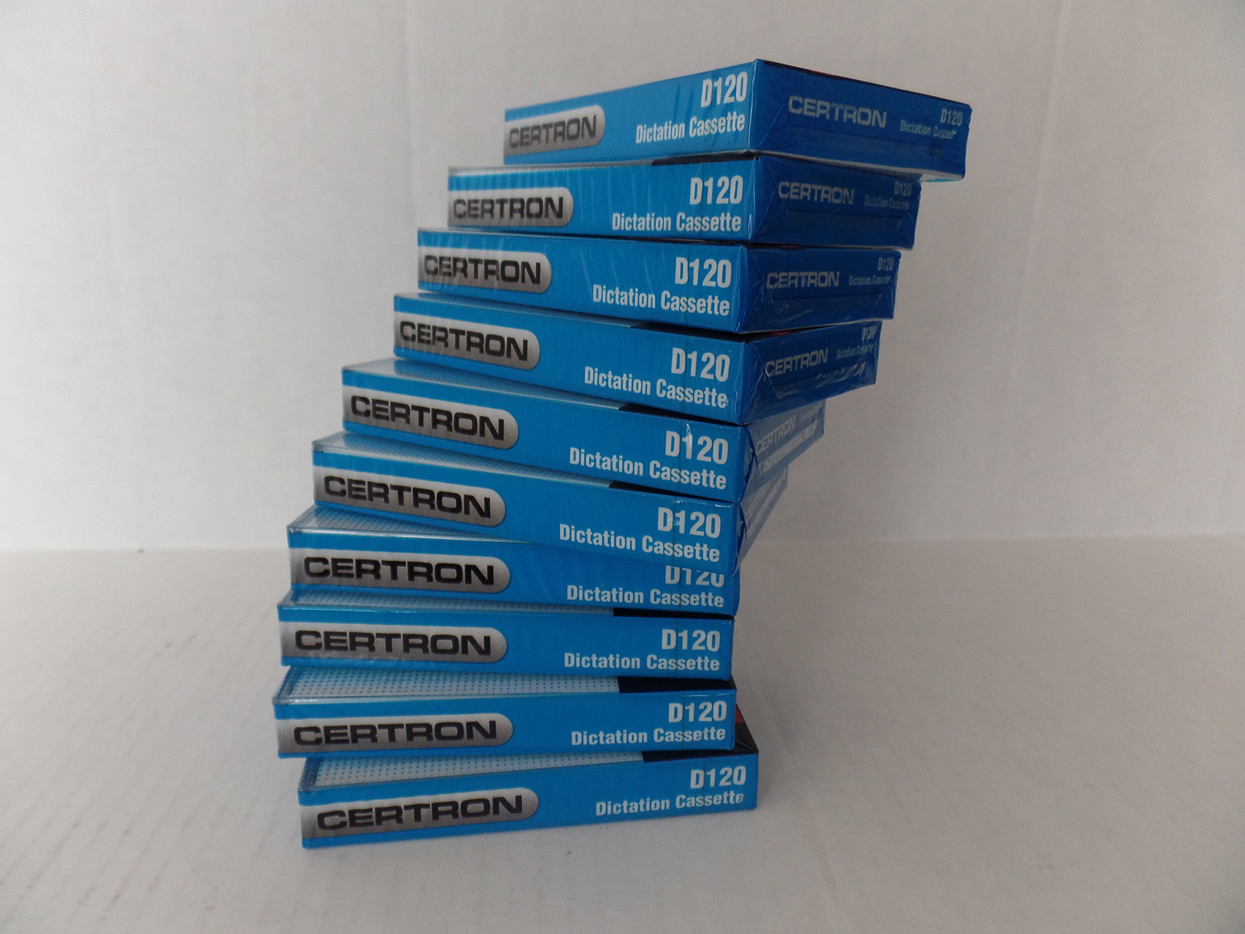 CERTRON Blank Recording Audio Cassette D120 Minutes - 10 Cassettes per Order