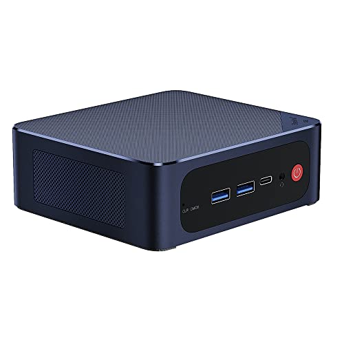 Beelink Mini pc 10 Cores 12th Generation Intel i5-1235U(up to 4.4Ghz),TDP 55W 16G DDR4 3200Mhz RAM,500GB M.2 NVMe Pcle 4.0 SSD Mini Desktop Computers, WiFi6/BT5.2, Dual display Business Mini Computers