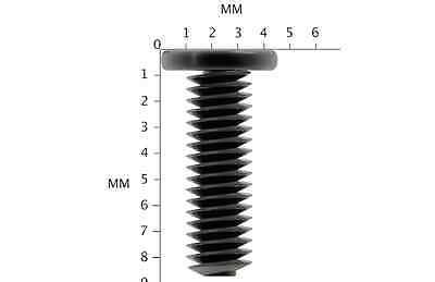 RapidSparesLtd Pack of 500 M2.5x8 New Black Zinc Wafer Head Laptop Machine Screw Philips Head