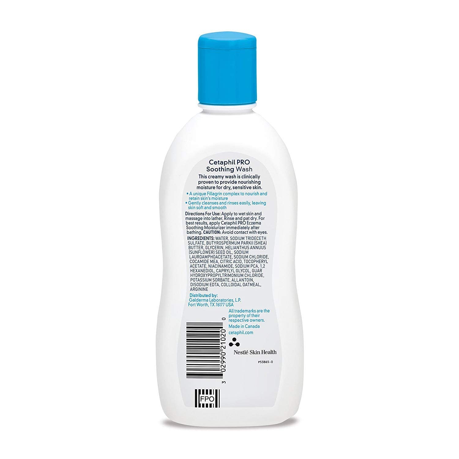 Cetaphil Restoraderm Eczema Calming Body Wash, Fragrance Free - 10 Fl Oz, (Pack of 2)