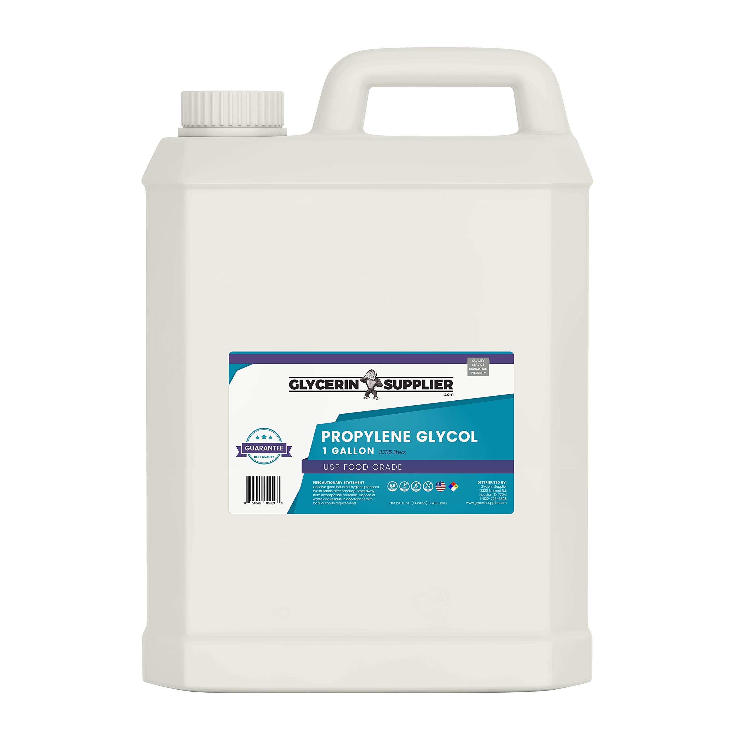 Propylene Glycol - 1 Gallon (128 oz.) - USP Food and Pharmaceutical Grade - Highest Purity - Manufactured and Packaged in The USA