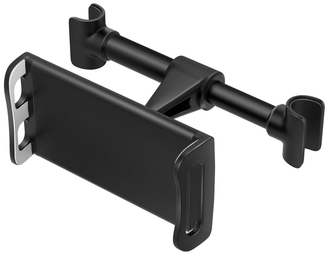 MoKo Headrest Phone/Tablet Car Mount, Adjustable Tablet Holder for 4-12.9" Devices, Fit with iPhone 16/Pro/Pro Max/Plus, iPhone 15/Pro/Plus/Pro Max, iPhone 14 Pro Max/14, iPad Air 4/Mini 6,Black