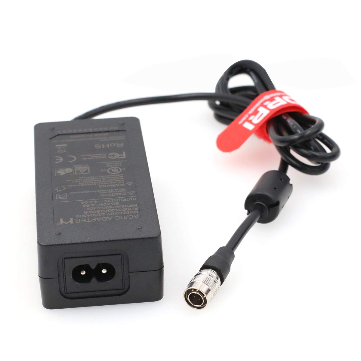 DRRI Sound Devices XL-WPH3 Universal AC to DC Power Adapter with 4pin Hirose Connector for Sound Devices ,302,442,552,788T-SSD Mixer MixPre-10T