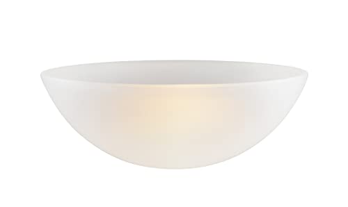 Aspen Creative 23518-11, Frosted Replacement Glass Shade for Medium Base Socket Torchiere Lamp, Swag Lamp and Pendant & Island Fixture, 10-3/8" Diameter x 3-7/8" Height