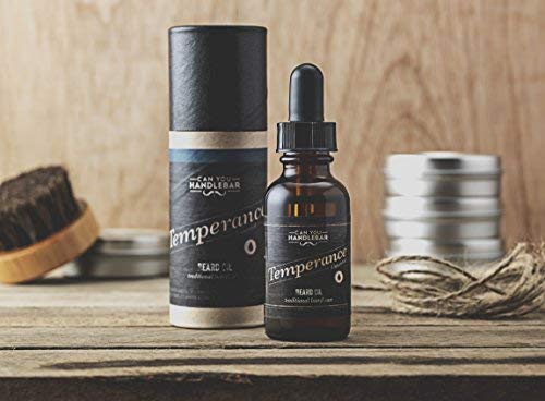 Can You Handlebar Beard Oil for Men, Natural Beard Care Conditioner Moisturizer Softener Grooming Product, Fragrance-Free Unscented, 1oz Dropper Bottle