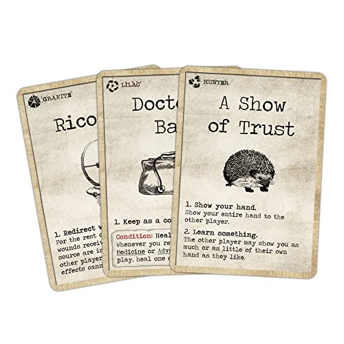 Mantis Falls Board Game | Hidden Traitor Strategy Card Game for 2-3 Players | Sometimes Cooperative Adventure Game for Adults and Teens | Ages 14+ | Playtime 60-90 Minutes | by Distant Rabbit Games