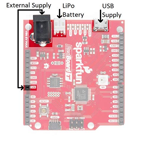 SparkFun RedBoard Turbo -SAMD21 Development Board Powerful microcontroller Qwiic Connect System Integrated Regulated LiPo Charger Compatible with Arduino Micro-B USB Interface Power UF2 bootloader