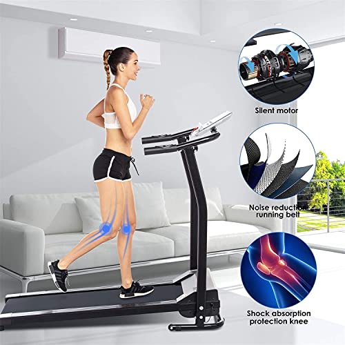 ANCHEER Treadmill Folding Treadmill for Home Electric Running Machine Installation-Free Walking Jogging Foldable Fitness Exercise Machine for Office & Gym Workout with 5β LED Display