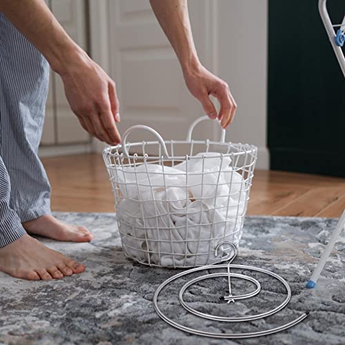 BESPORTBLE 2pcs Spiral Hanger Spiral Drying Rack Sheets and Blankets Hanging Spiral Saving Rack Drying Rack Square Spiral Quilt Storage Hanger Stainless Steel