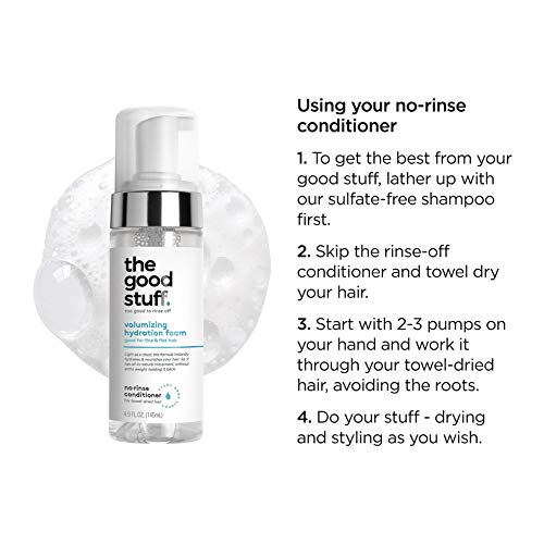 The Good Stuff Volumizing Hydration Foam Conditioner, 4.90 Ounce