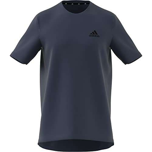 adidas mens FR Tee Crew Navy/Black X-Large