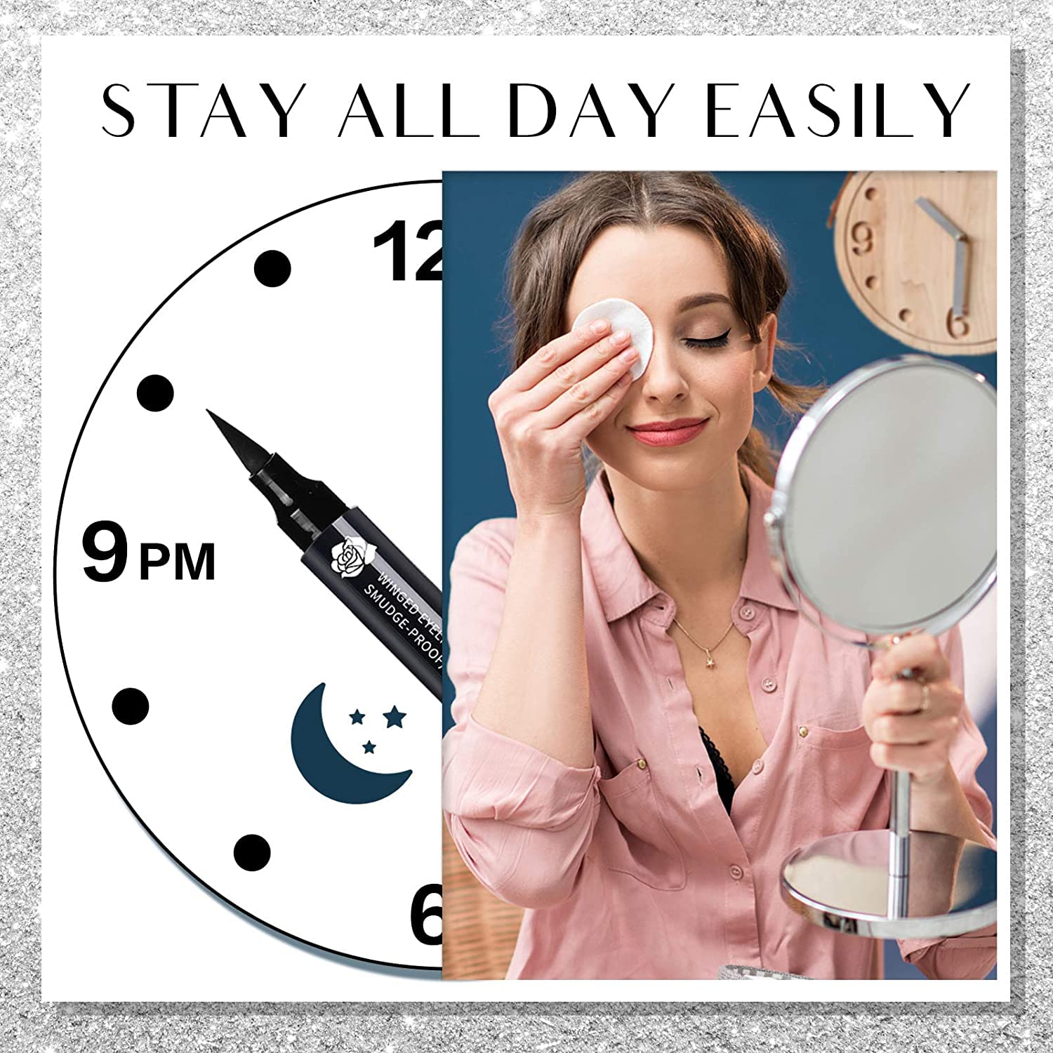 SHARLOVY eye pen 2 PACK black and white