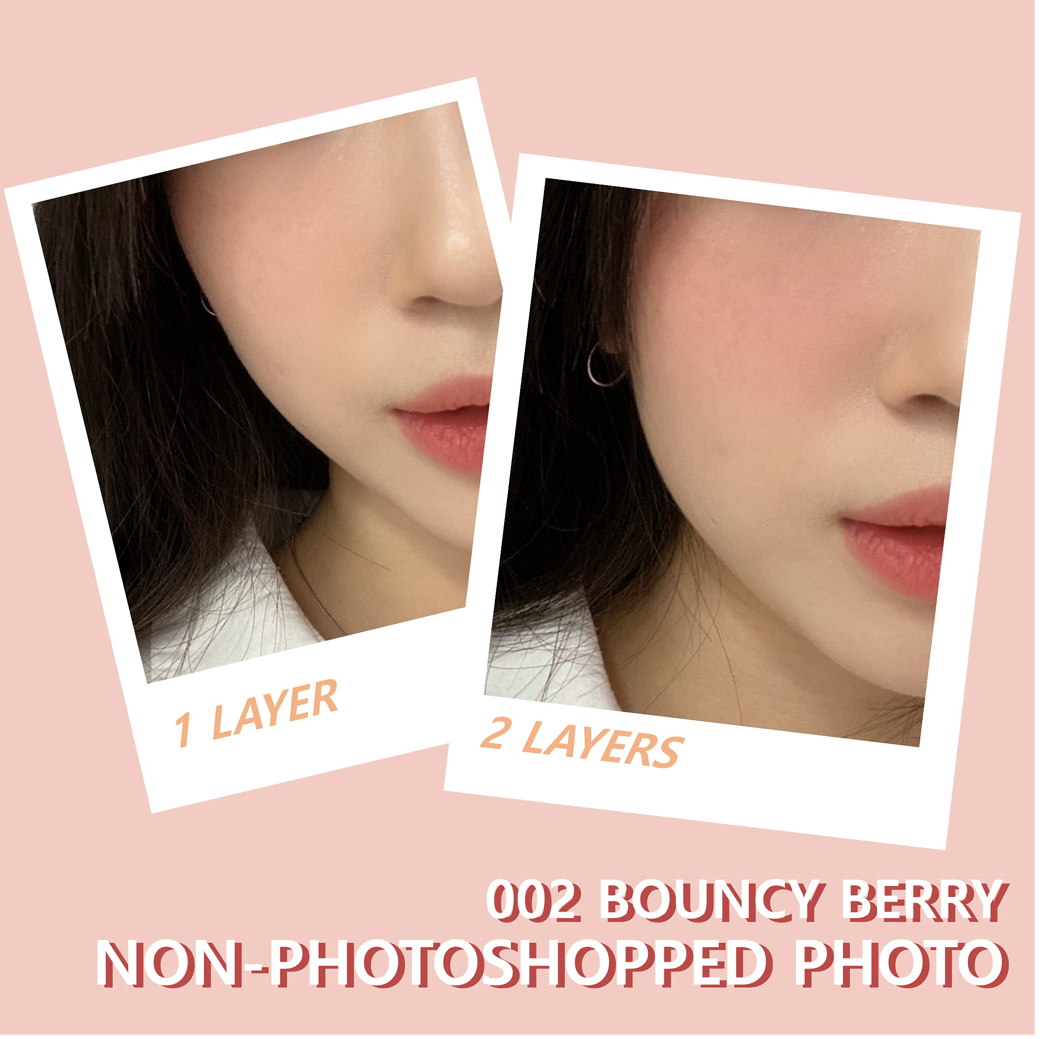 I'm Meme Blush - Bare Cheek Liquid | Lightweight with Sheer Pigmentation, Natural Rosy Finish, Portable, 002 Bouncy Berry, 0.10 Oz