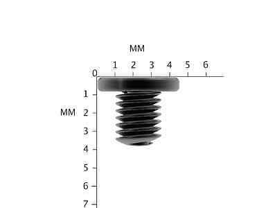 RapidSparesLtd Pack of 100 M2.5x3 New Black Zinc Wafer Head Laptop Machine Screw Philips Head
