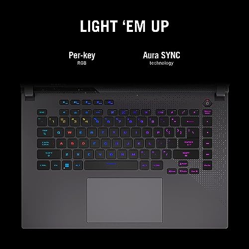 ASUS 2023 Newest ROG Strix G15 Gaming Laptop, 15.6" WQHD 165Hz Display, AMD Ryzen 7 6800H Processor, NVIDIA GeForce RTX 3060, 64GB DDR5 RAM, 2TB SSD, Backlit Keyboard, Windows 11 Home, Eclipse Gray