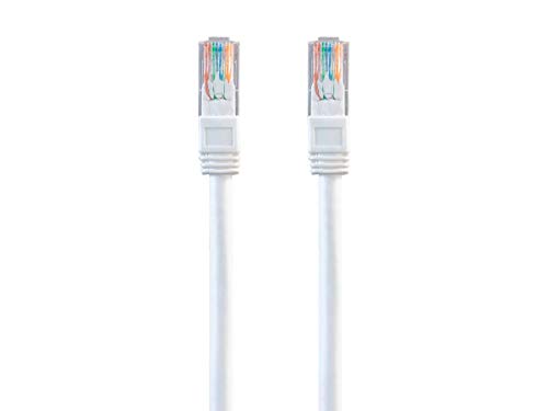 Monoprice Cat6 Outdoor Rated Ethernet Patch Cable - 50 Feet - White | Snagless RJ45, Stranded, 550MHz, UTP, Pure Bare Copper Wire, 24AWG