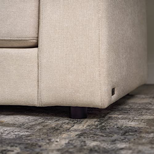 Abbyson Living Elliot Sofa - Transitional Design, Fabric, Stain Resistant, Sand