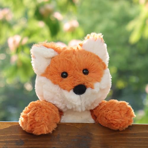 Apricot Lamb Toys Plush Yellow Fox Stuffed Animal Soft Cuddly Perfect for Child (Orange Fox,8 Inches)