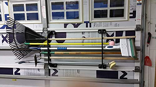 Cobra Storage Garage Door Fishing Rod Holder Rack - 21" (21 inch (4 panel garage doors))