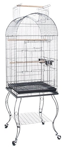 Bird Parrot Cage Cockatiel Amazon African Grey Caique Conure, 20 X 20 X 65"h