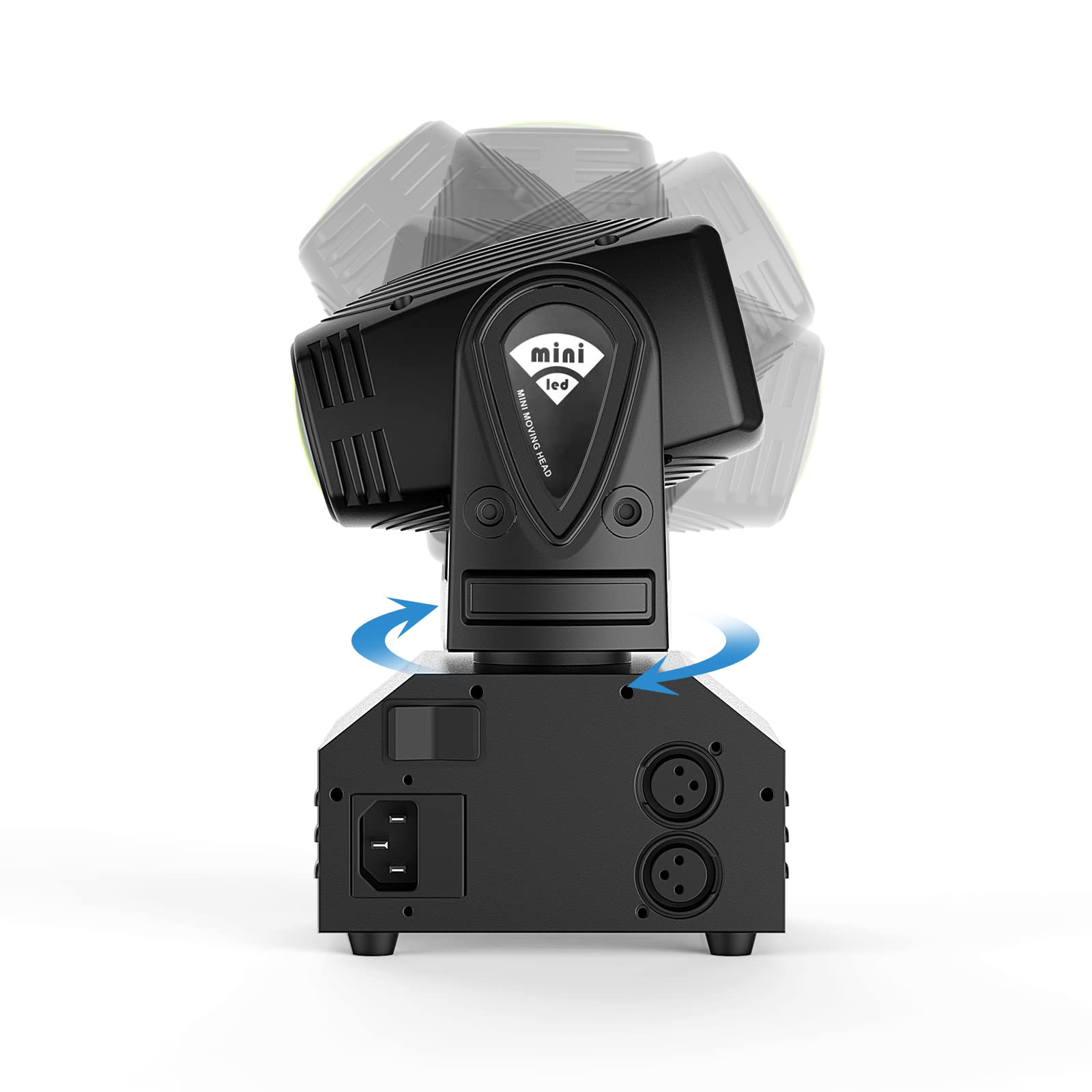 2PCS 10W RGBW Moving Head Beam Light DJ Disco Party Lighting