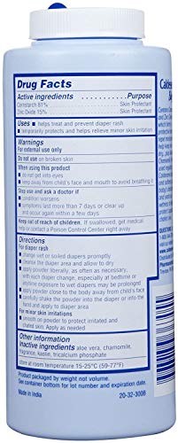 Caldesene Baby Cornstarch Powder With Zinc Oxide 5 oz (Pack of 2)