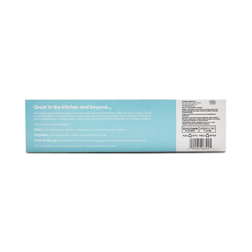 365 by Whole Foods Market, Gallon Double Zipper Freezer Bag, 30 Count