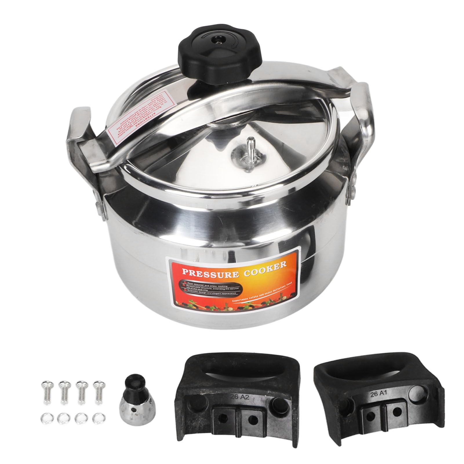 Pressure Cooker, MultiPurpose Pressure Canner, Fast Cooking, High Temperature Resistant, Safe, ExplosionProof for Home (3L)