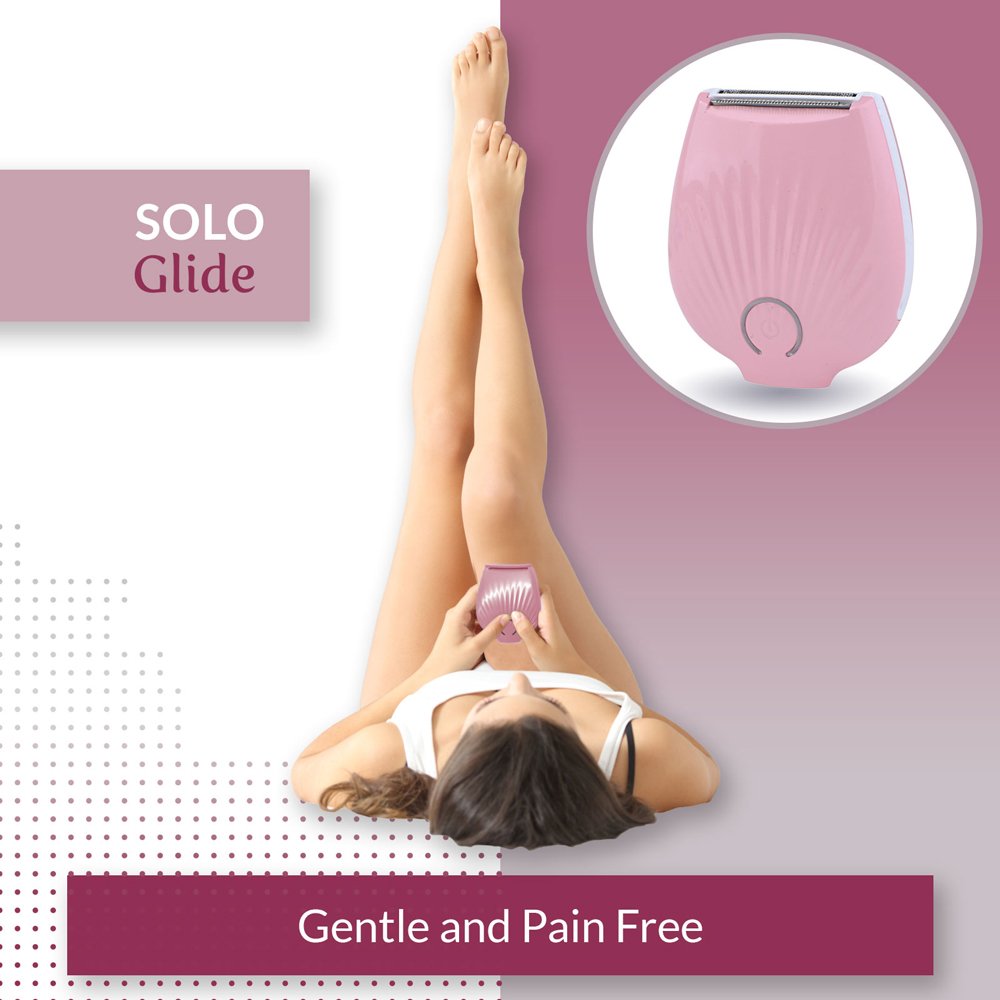 Women’s Electric Razor Shaver Trimmer - For Wet & Dry Hair - Use on Face, Legs and Bikini Area…