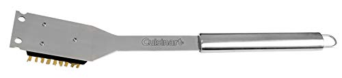 American Gourmet 463672717 Classic 280 2-Burner Liquid Propane Gas Grill, No Side, Black & Cuisinart CCB-5014 BBQ Grill Cleaning Brush and Scraper, 16.5", Stainless Steel, 16. 5"