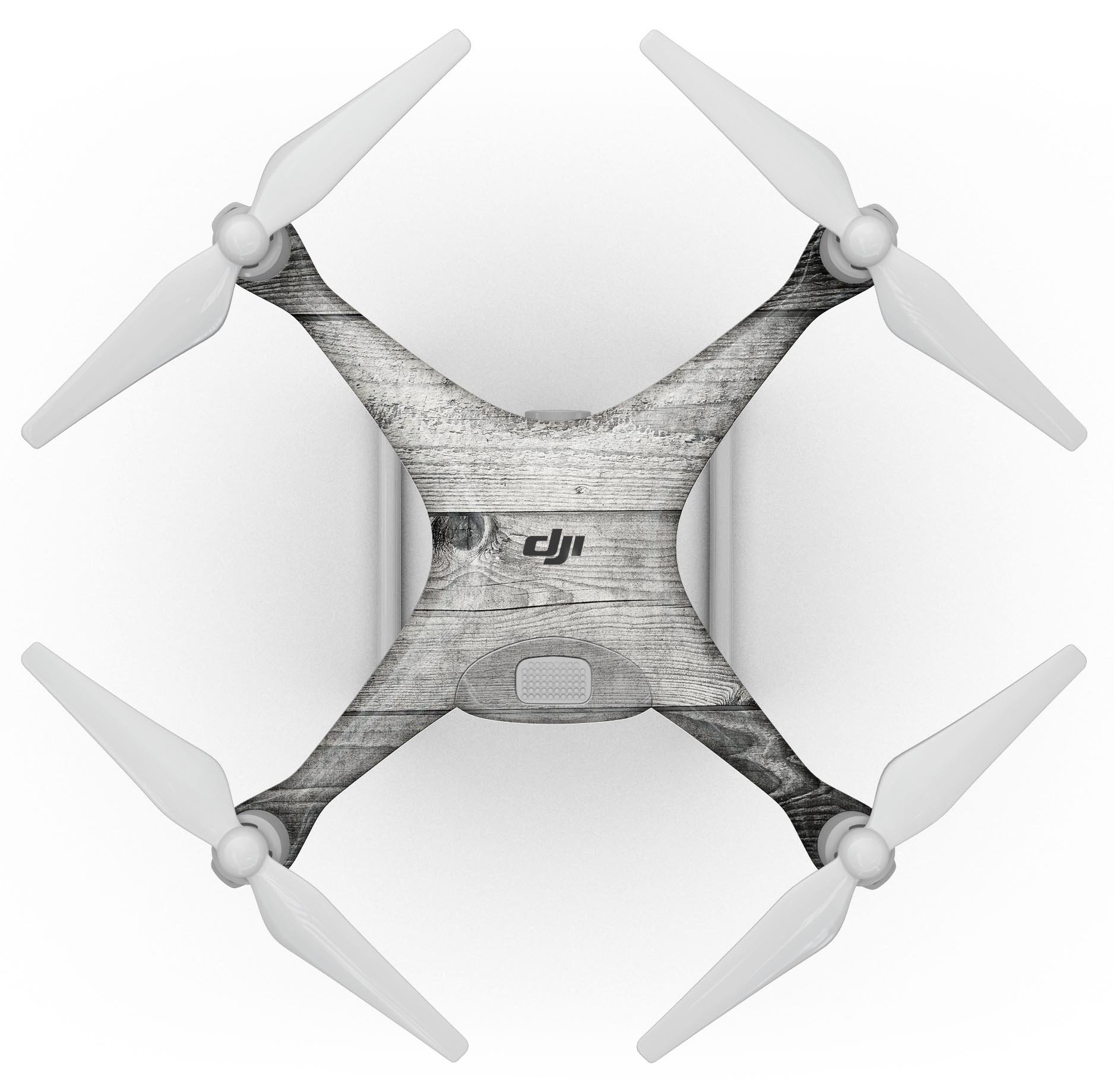 Design Skinz Design Skinz Dark Washed Wood Planks Full-Body Wrap Decal Skin-Kit Compatible with The Drone DJI Mavic Air
